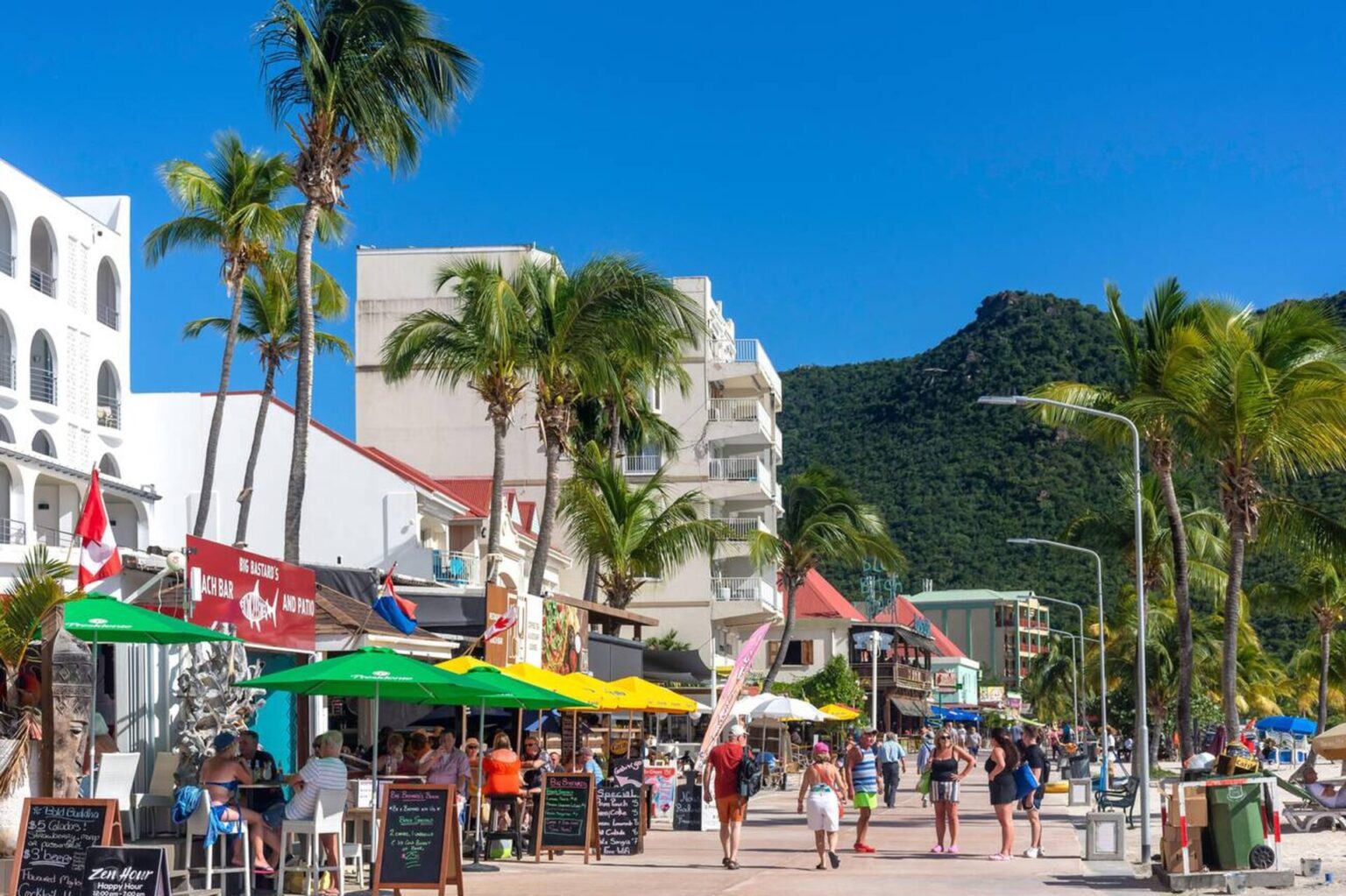 St. Maarten Boardwalk Webcams | Great Bay Beach | Philipsburg
